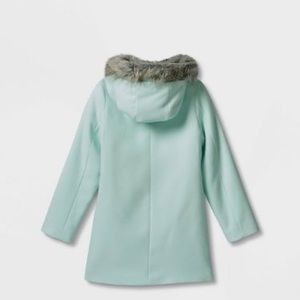 Cat & Jack | Jackets & Coats | Nwt Girls Faux Fur Lined Hooded Jacket ...